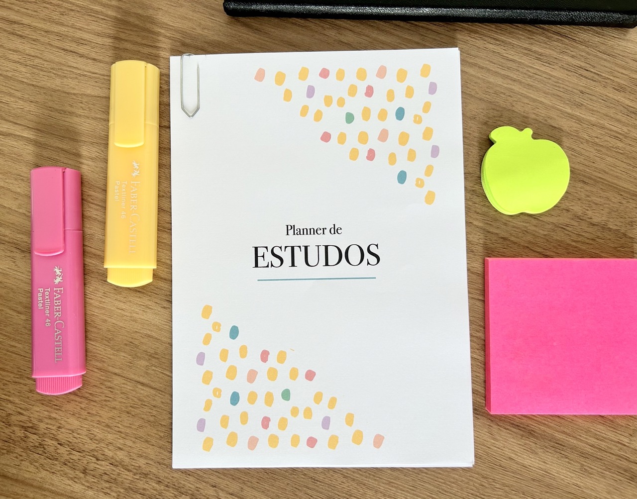 Planner de Estudos para Imprimir - Foco na Produtividade